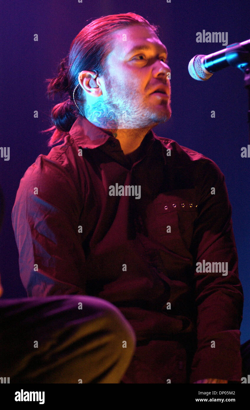 Mar 02, 2006; Myrtle Beach, SC, USA; Singer Brent Smith of the band ...