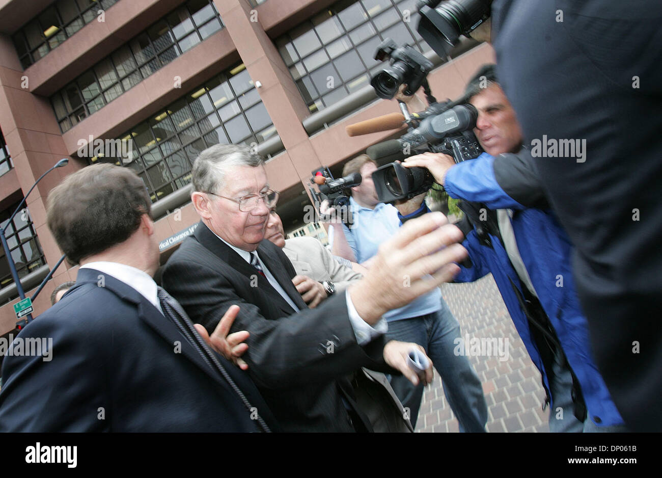 Mar 03, 2006; San Diego, CA, USA; Convicted congressman RANDY "DUKE ...