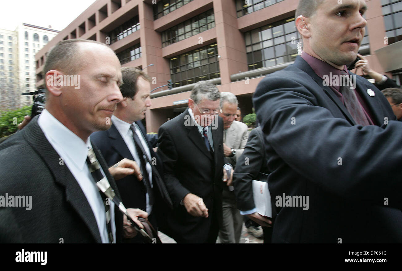 Mar 03, 2006; San Diego, CA, USA; Convicted congressman RANDY "DUKE ...