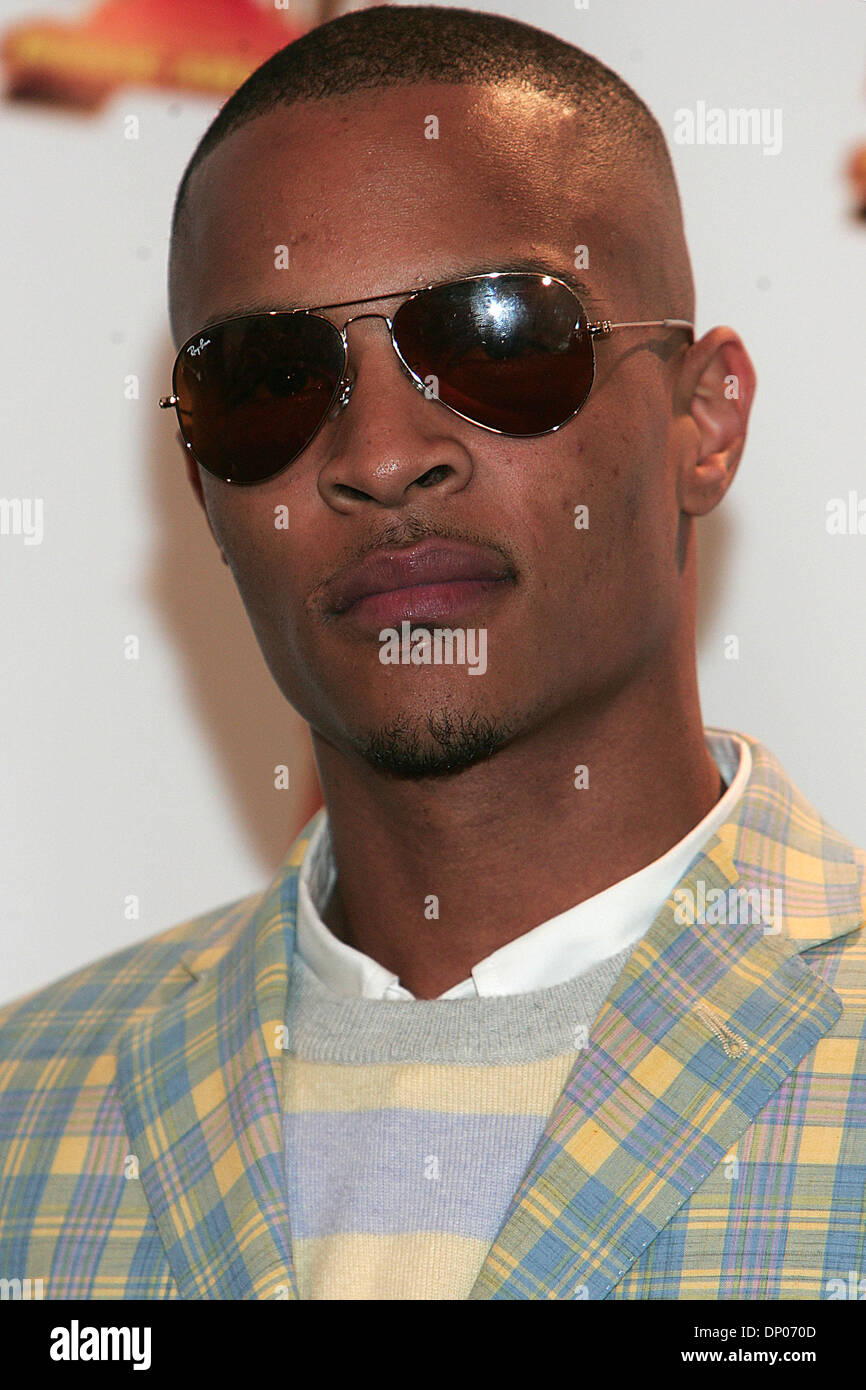 Mar 04, 2006; Pasadena, CA, USA; Rap artist T.I. in the press room at ...