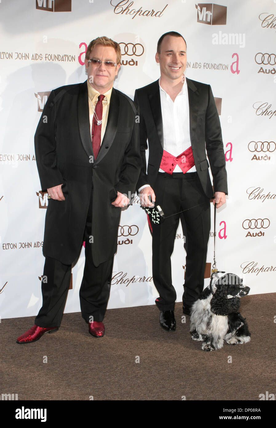Elton john and his partner david furnish hi-res stock photography and ...