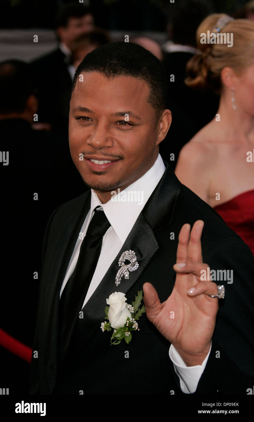 Mar 05, 2006; Hollywood, CA, USA; OSCARS 2006: TERRENCE HOWARD arriving ...