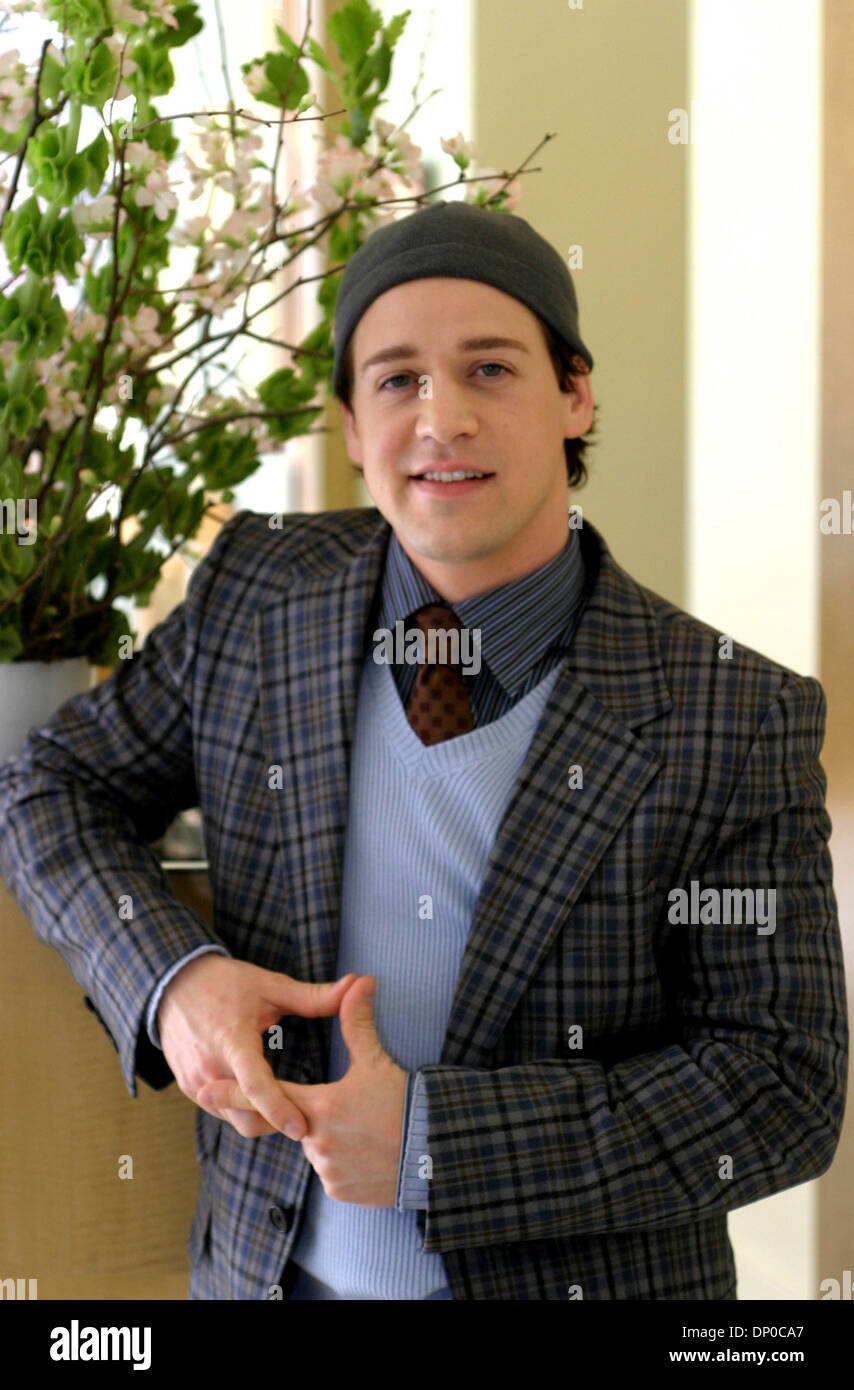 Mar 08, 2006; New York, NY, USA; Actor TR KNIGHT plays George on the ...