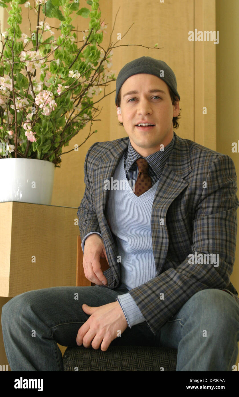 Mar 08, 2006; New York, NY, USA; Actor TR KNIGHT plays George on the ...