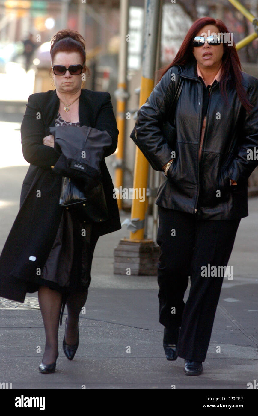 Mar 08, 2006; Manhattan, New York, USA; VICTORIA GOTTI (L), with her ...