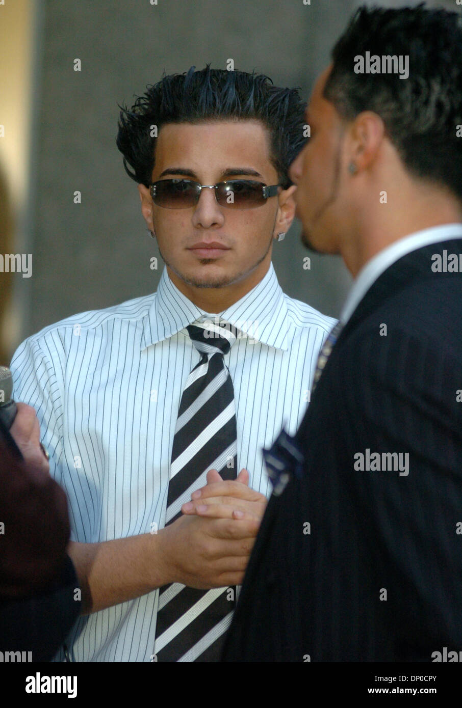 Mar 08, 2006; Manhattan, New York, USA; Victoria Gotti's sons JOHN ...