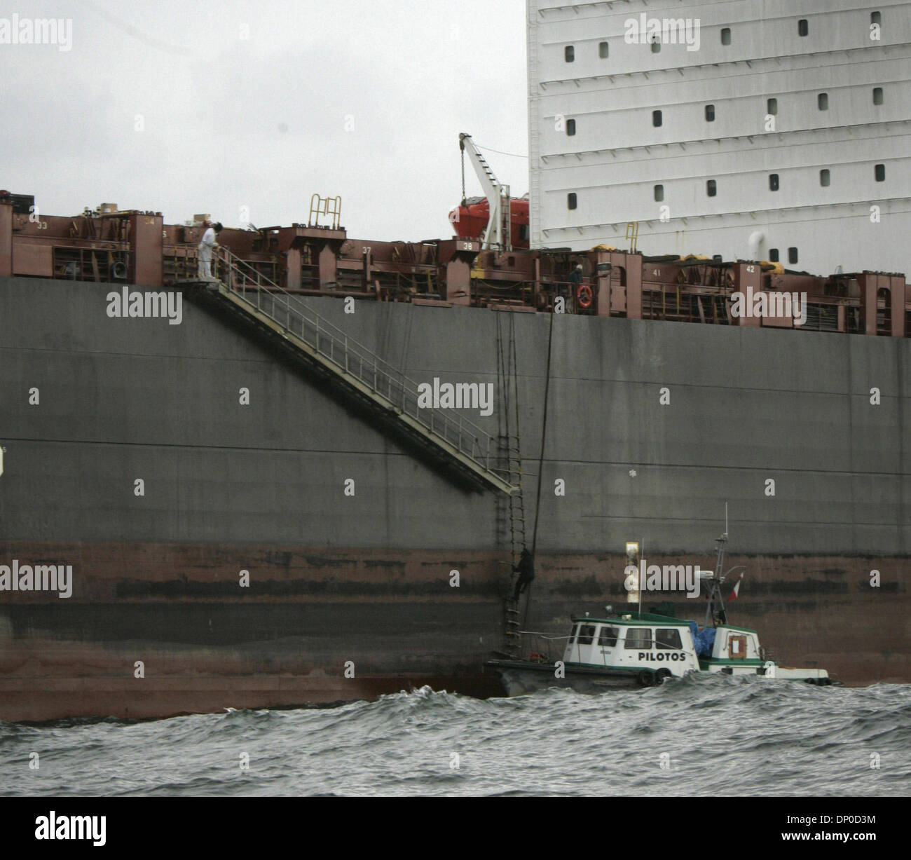 Mar 10, 2006; Ensenada, Baja California, USA; The container ship APL ...