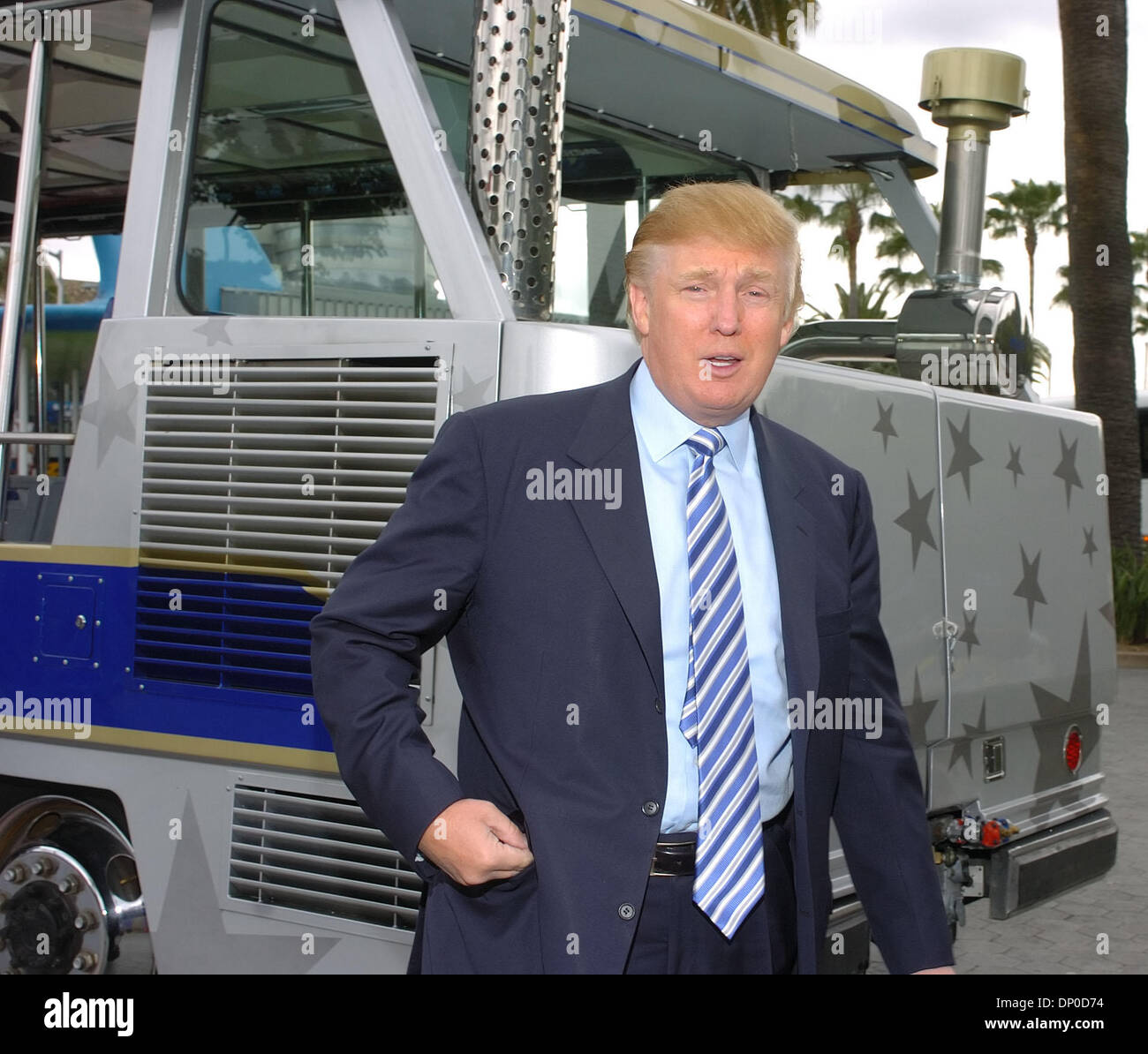Mar 10, 2006; Hollywood, CA, USA; DONALD TRUMP arrives at Universal ...