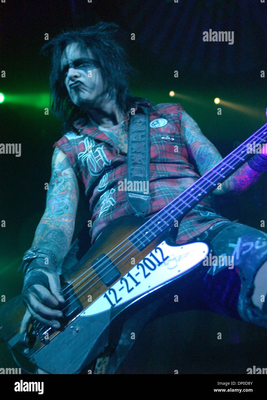 Mar 11, 2006; Richmond, VA, USA; Bass Guitarist NIKKI SIXX of the band ...