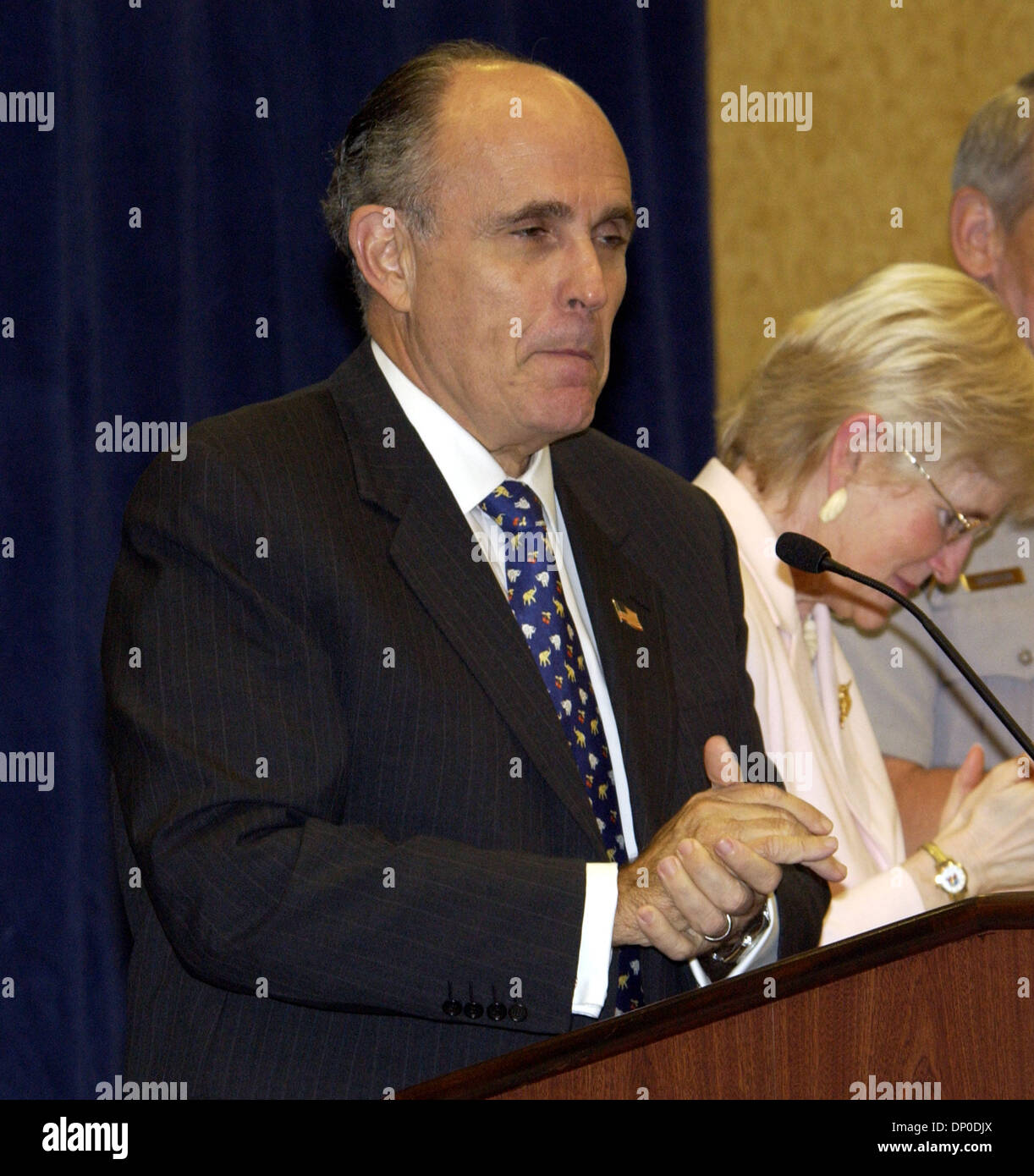 May 15, 2006; Raleigh, NC USA; Former New York City Mayor RUDY GIULIANI ...