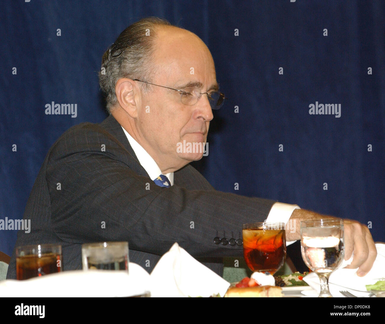 May 15, 2006; Raleigh, NC USA; Former New York City Mayor RUDY GIULIANI ...