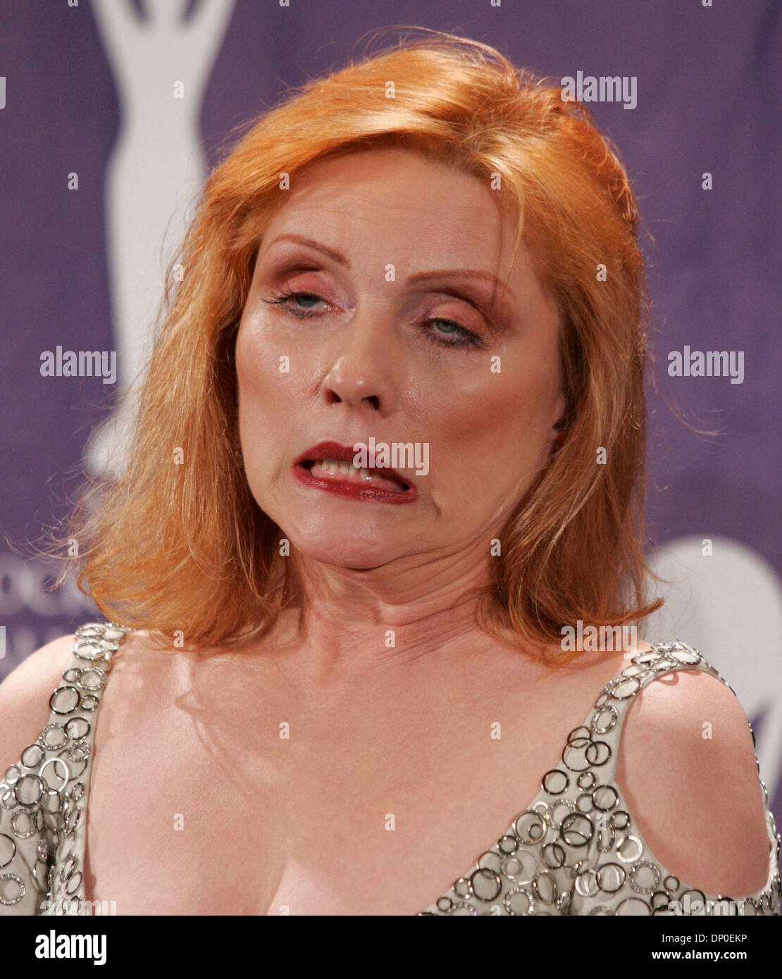 Mar 13, 2006; New York, NY, USA; Inductee DEBORAH HARRY of 'Blondie ...