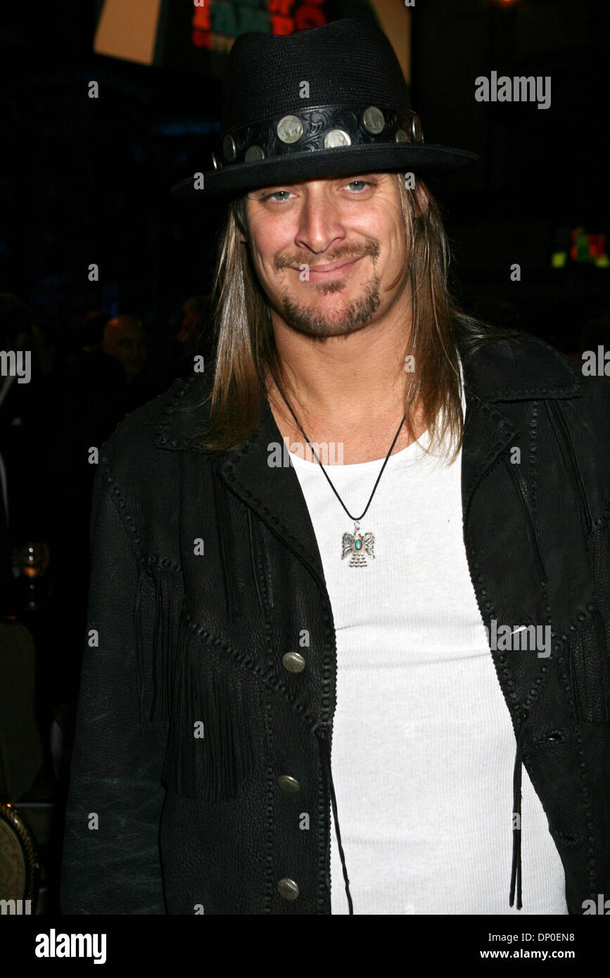 Mar 13, 2006; New York, New York, USA; Singer KID ROCK at the 2006 Rock ...