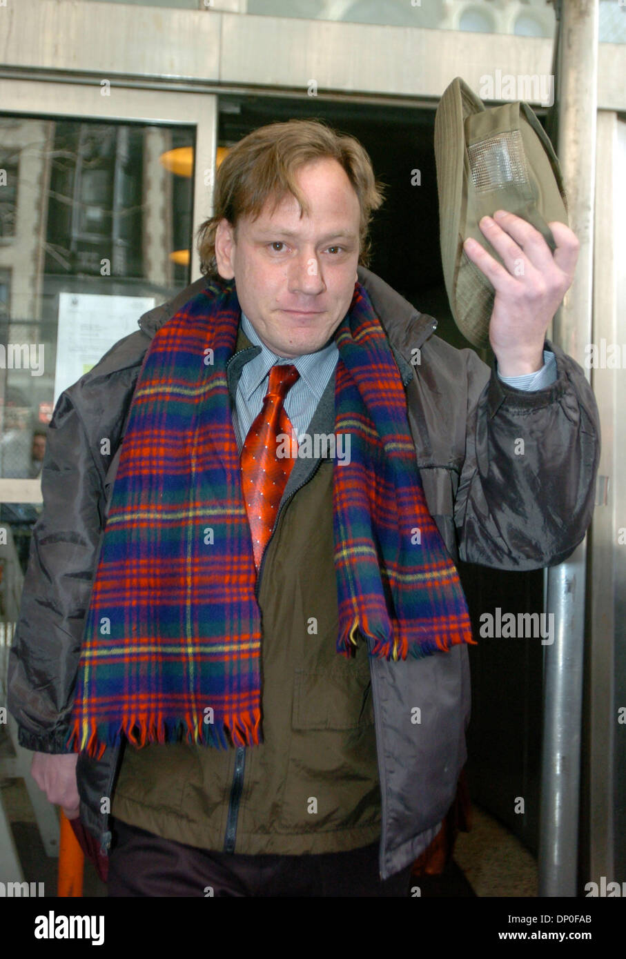 Mar 15, 2006; Manhattan, New York, USA; RONALD MARTIN exits Manhattan ...
