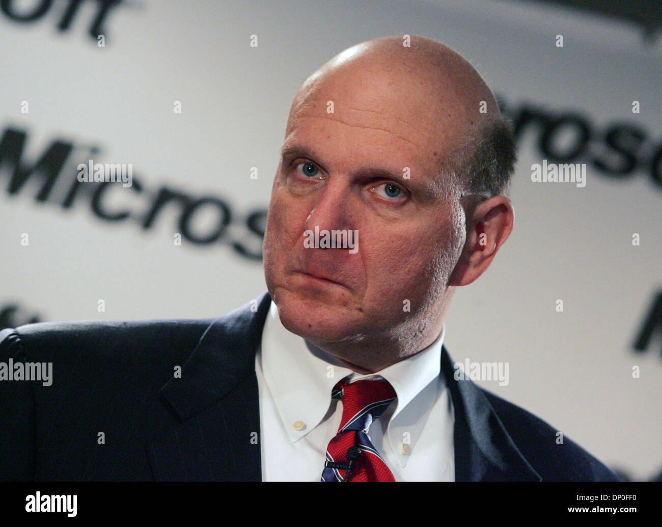 Mar 16, 2006; New York, NY, USA; Microsoft Corporation CEO STEVE ...
