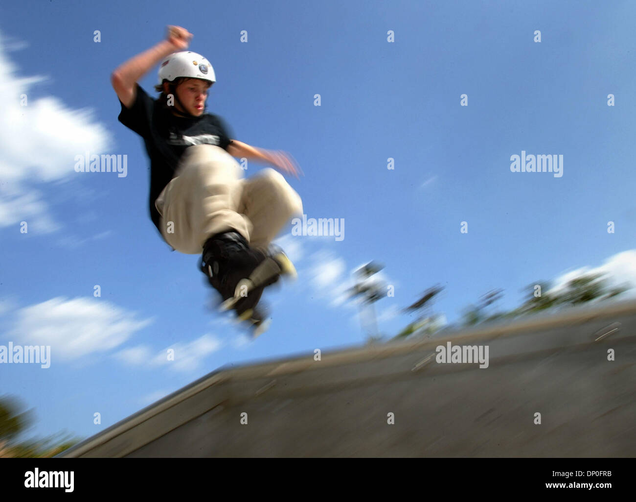 Mar 17, 2006; Boca Raton, FL, USA; 14-Year-old Eric Evenson flies ...