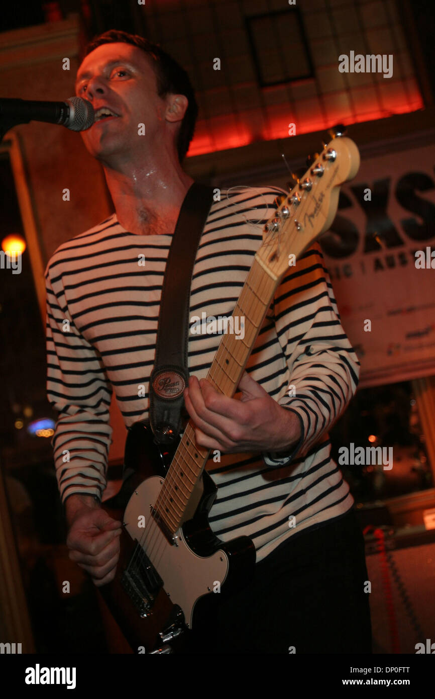 Mar 17, 2006; Austin, TX, USA; The Len Price Trio performing at The ...