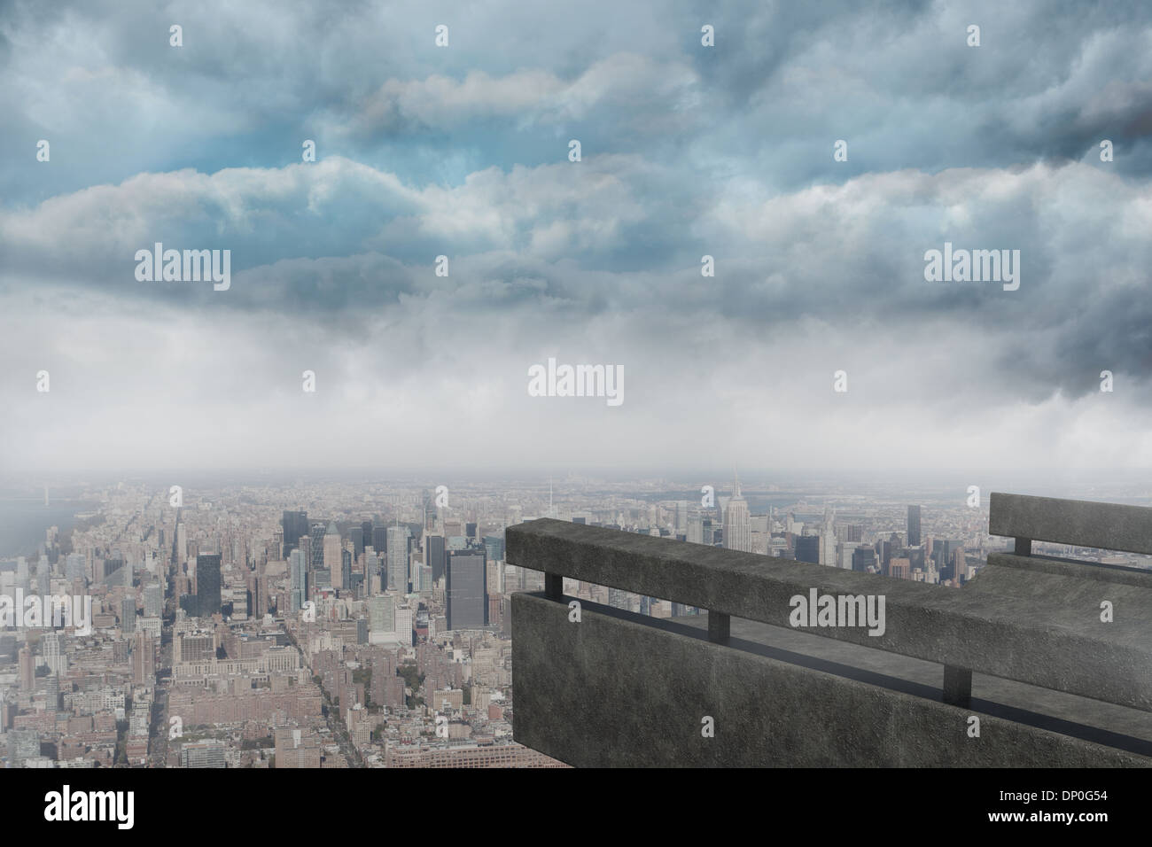 Gloomy city hi-res stock photography and images - Alamy
