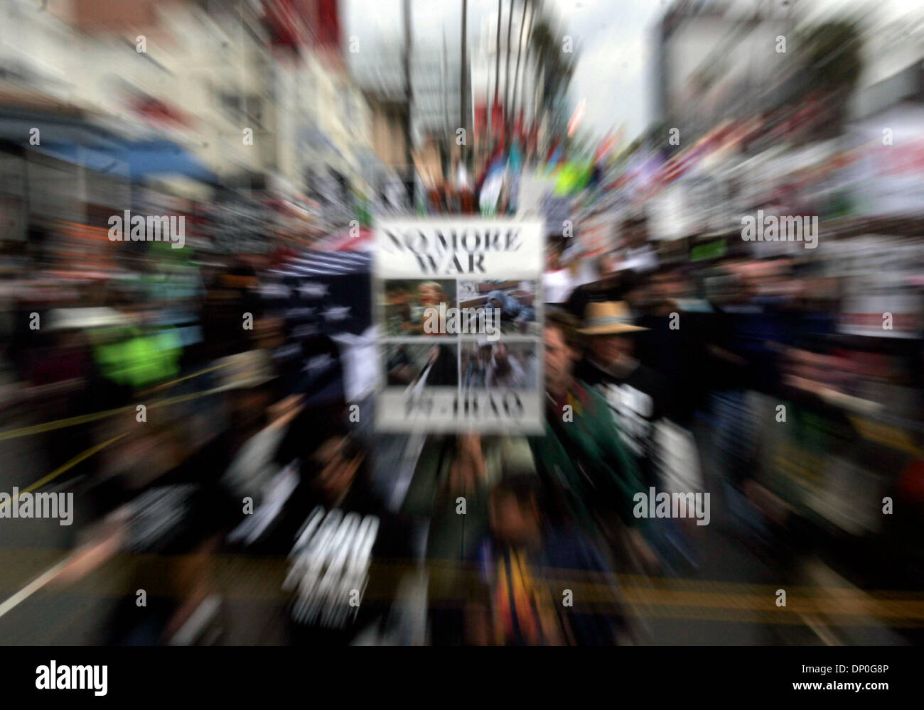 Mar 18, 2006; Los Angeles, CA, USA; Protesters march in Hollywood ...