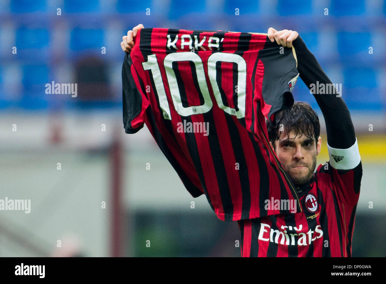 Milan, Italy. Kaka scored his 100th goals for AC Milan. 6th Jan, 2014 ...