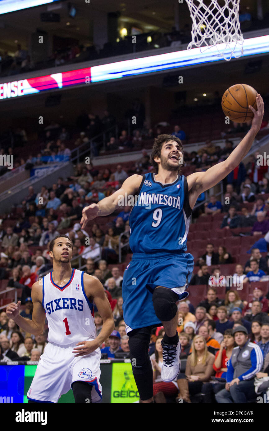 January 6, 2014: Minnesota Timberwolves point guard Ricky Rubio (9 ...