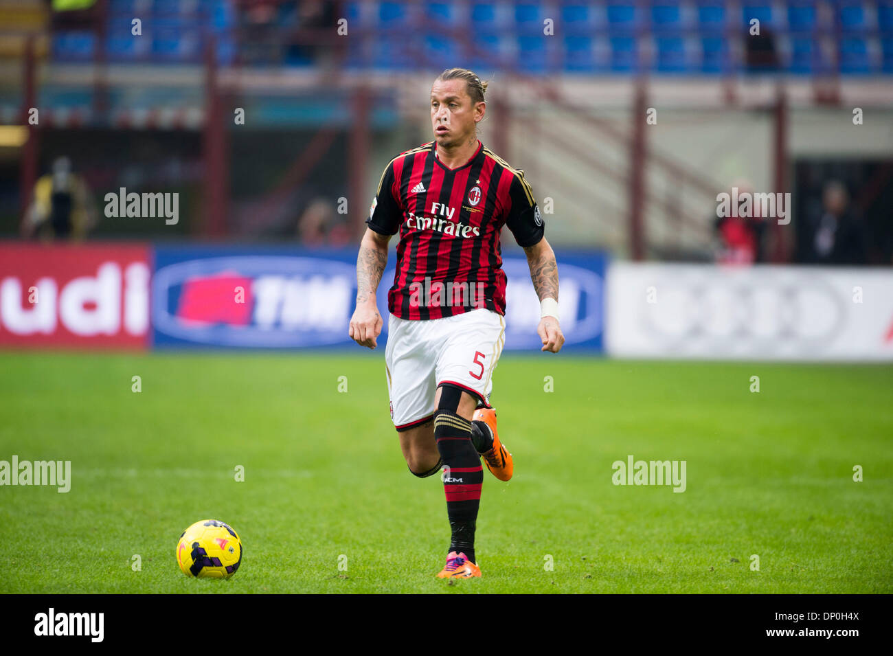 Milan, Italy. 6th Jan, 2014. Philippe Mexes (Milan) Football / Soccer ...