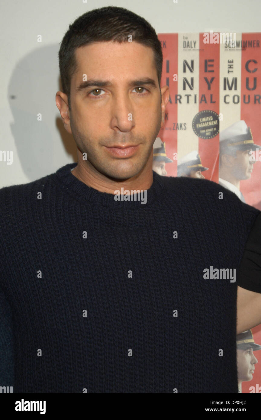 Mar 20, 2006; New York, NY, USA; Actor DAVID SCHWIMMER at the rehearsal ...