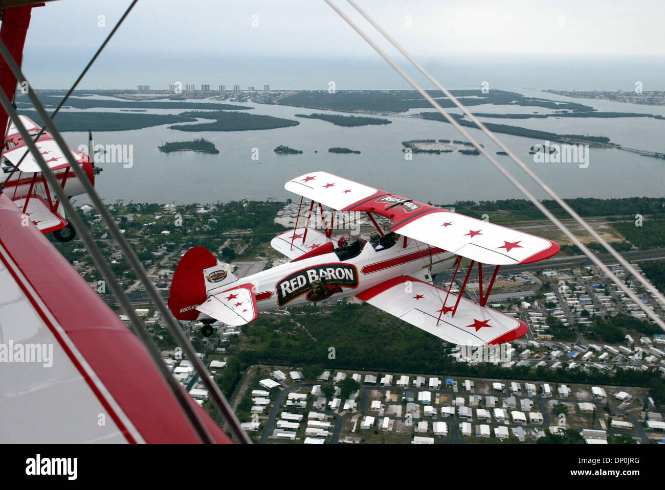 Mar 23, 2006; Ft. Pierce, FL, USA; Stunt pilots of the Red Baron ...