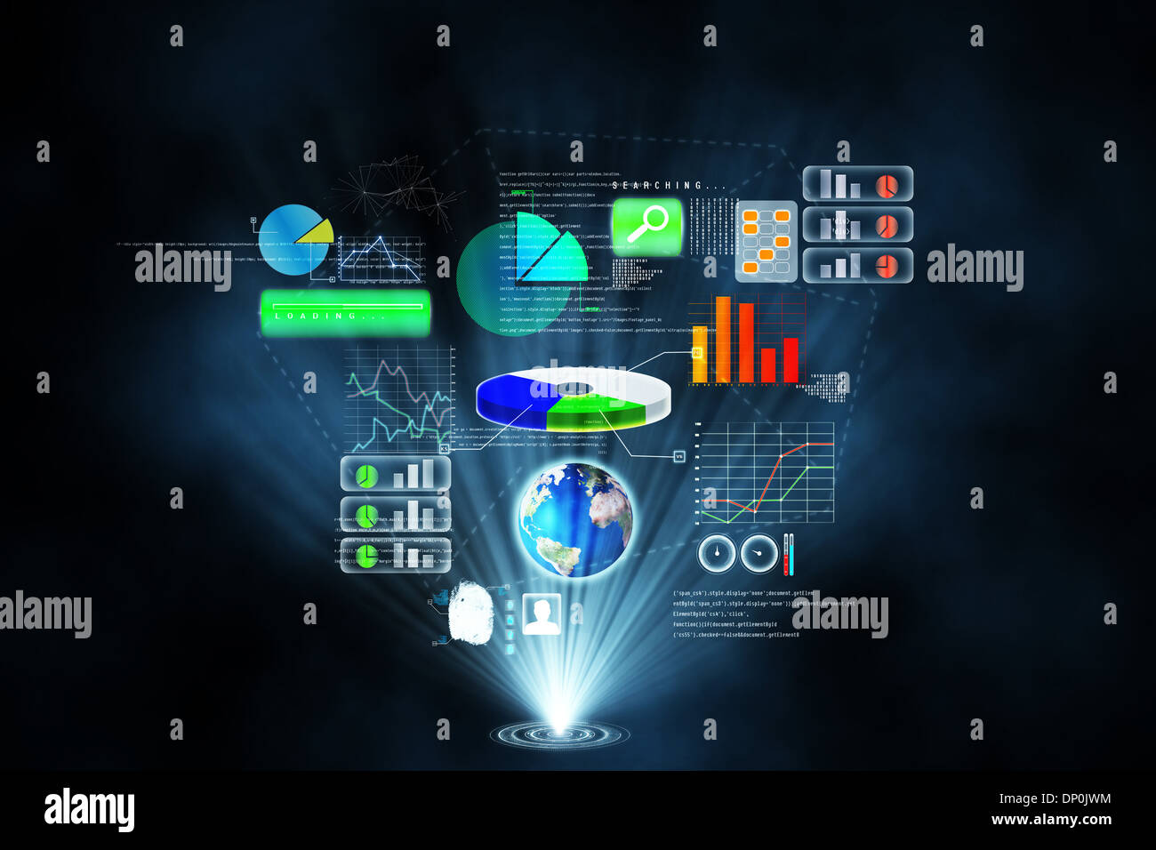 Futuristic technology interface Stock Photo - Alamy