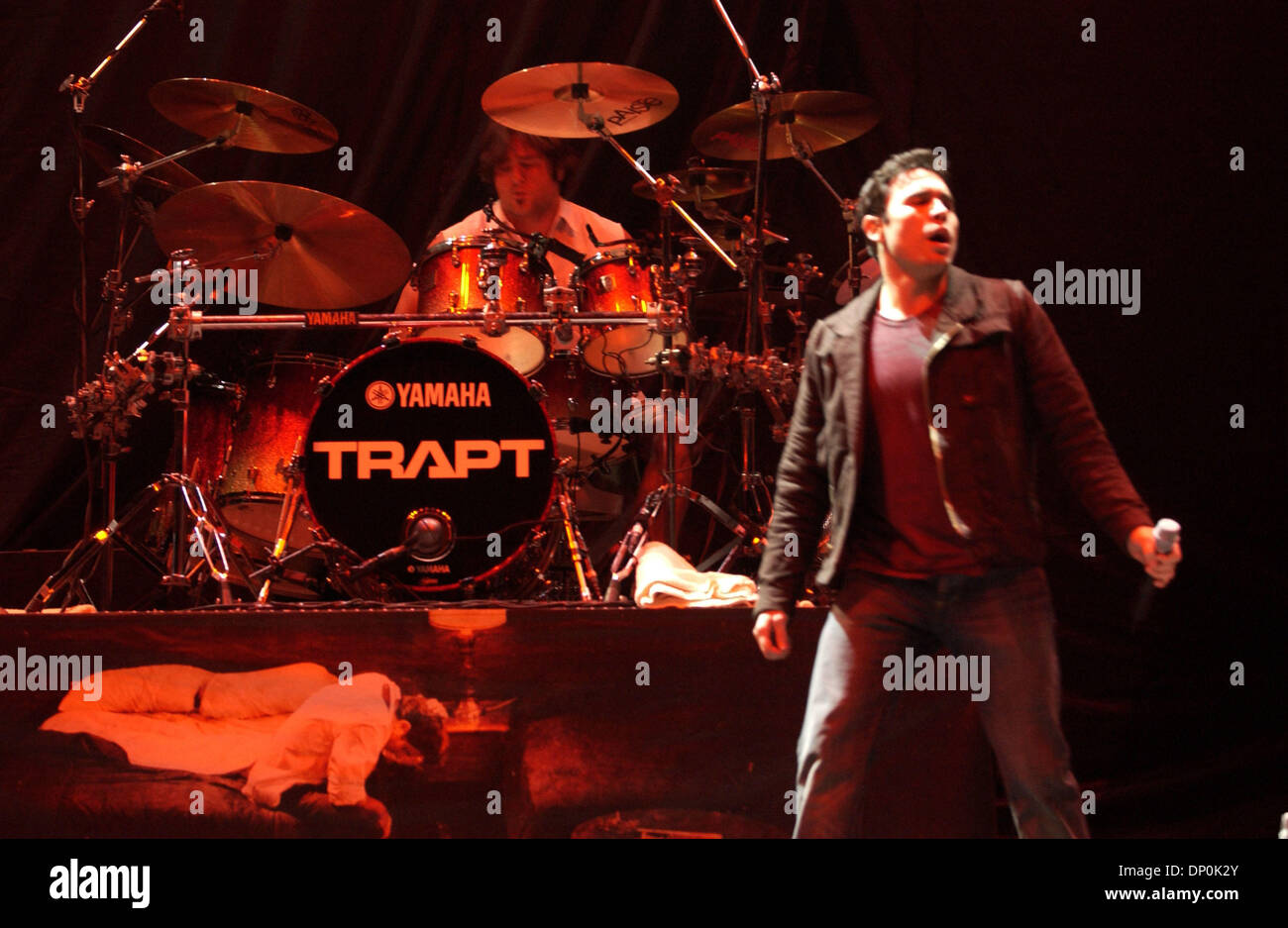 Mar 23, 2006; Charlotte, NC, USA; Musicians 'TRAPT' perform live as ...