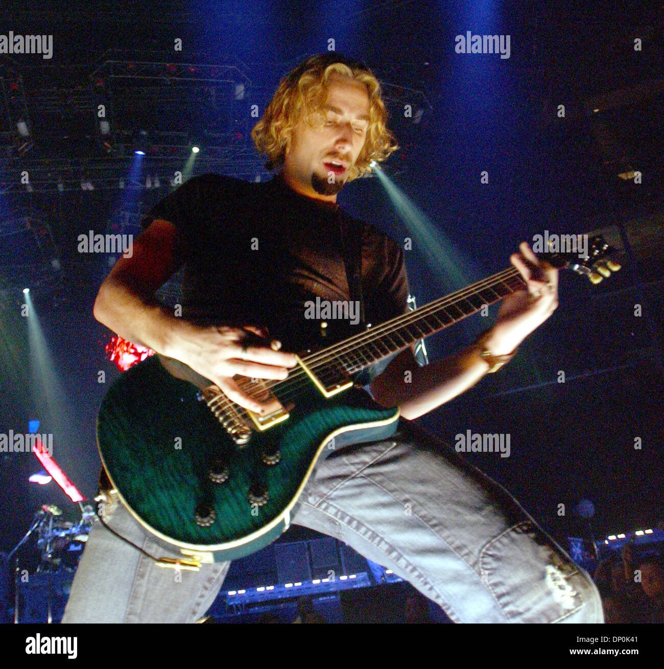Mar 23, 2006; Charlotte, NC, USA; Singer CHAD KROEGER and Nickelback ...