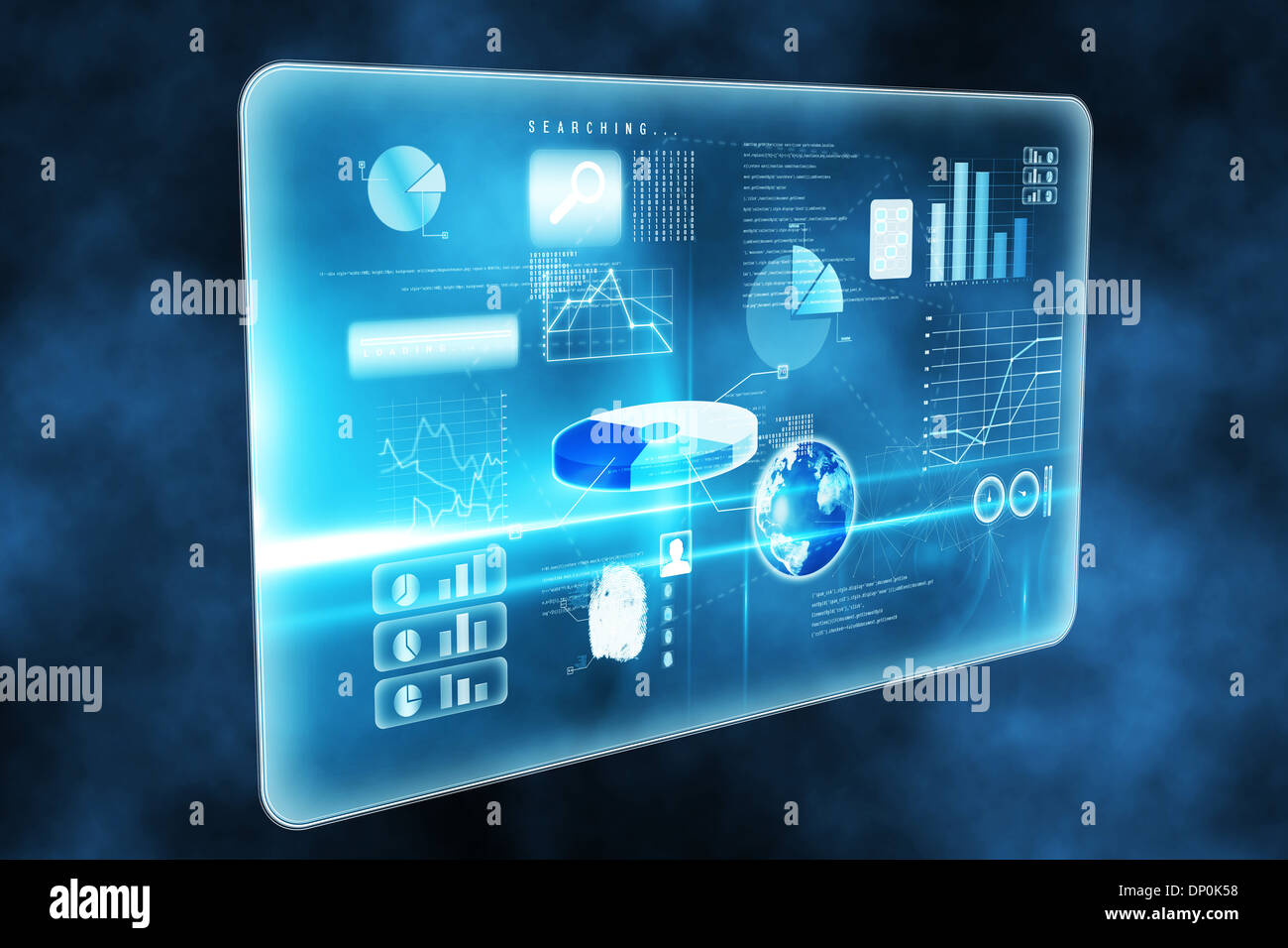 Futuristic technology interface Stock Photo - Alamy