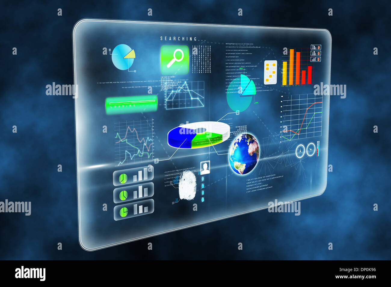 Futuristic technology interface Stock Photo - Alamy