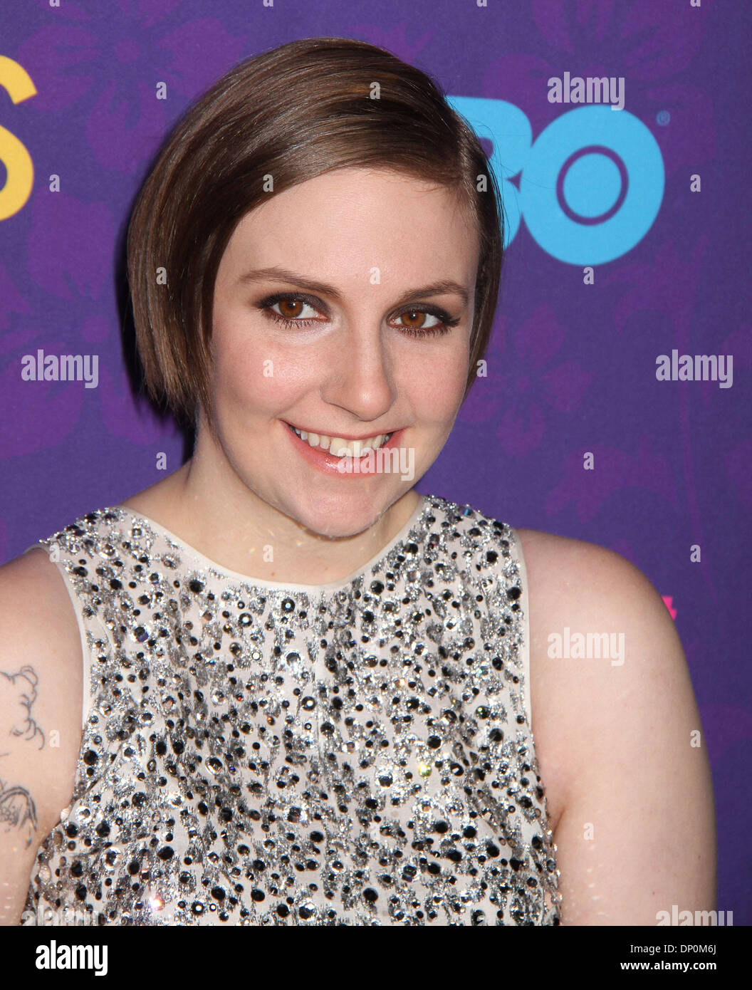 New York, New York, USA. 6th Jan, 2014. Creator, producer, actress LENA ...