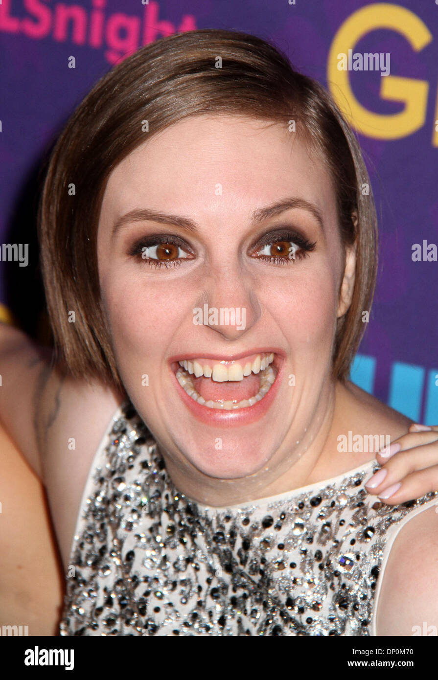 New York, New York, USA. 6th Jan, 2014. Creator, producer, actress LENA ...