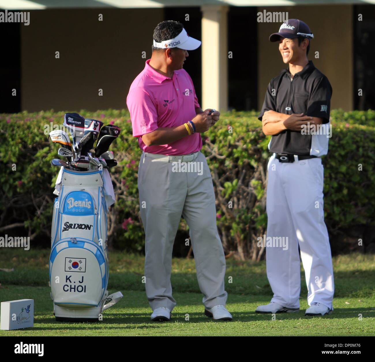 Honolulu, HI, USA. 6th Jan, 2014. January 6, 2014 - K. J. Choi and ...