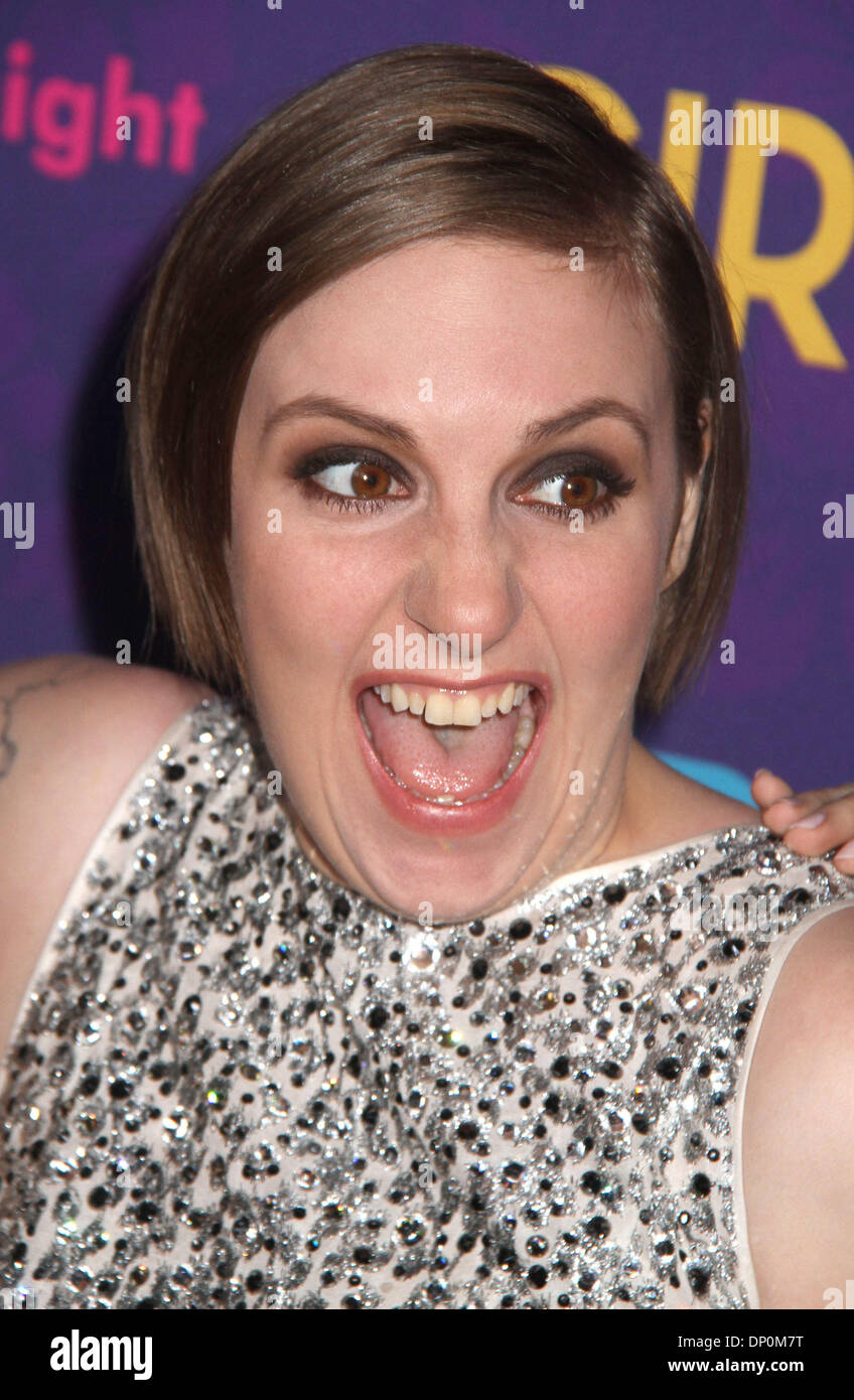 New York, New York, USA. 6th Jan, 2014. Creator, producer, actress LENA ...