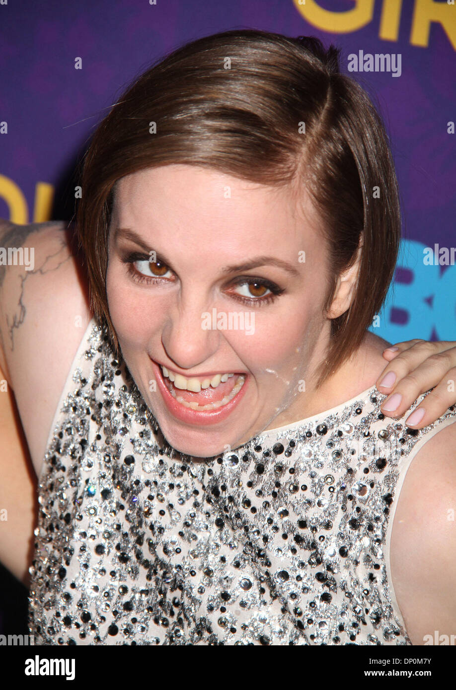 New York, New York, USA. 6th Jan, 2014. Creator, producer, actress LENA ...