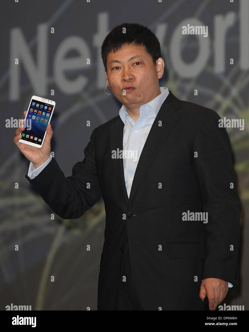 Las Vegas, Nevada, USA. 6th Jan, 2014. Richard Yu, CEO of Huawei ...