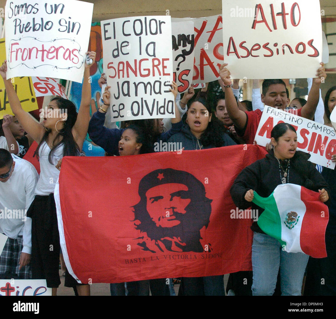 Mar 28, 2006; San Diego, CA, USA; After rallying about 250 fellow ...