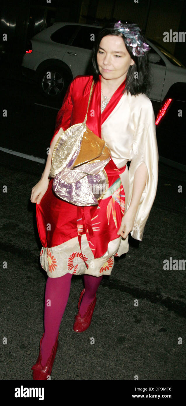 Mar 28, 2006; New York, NY, USA; Singer BJORK at the New York premiere ...
