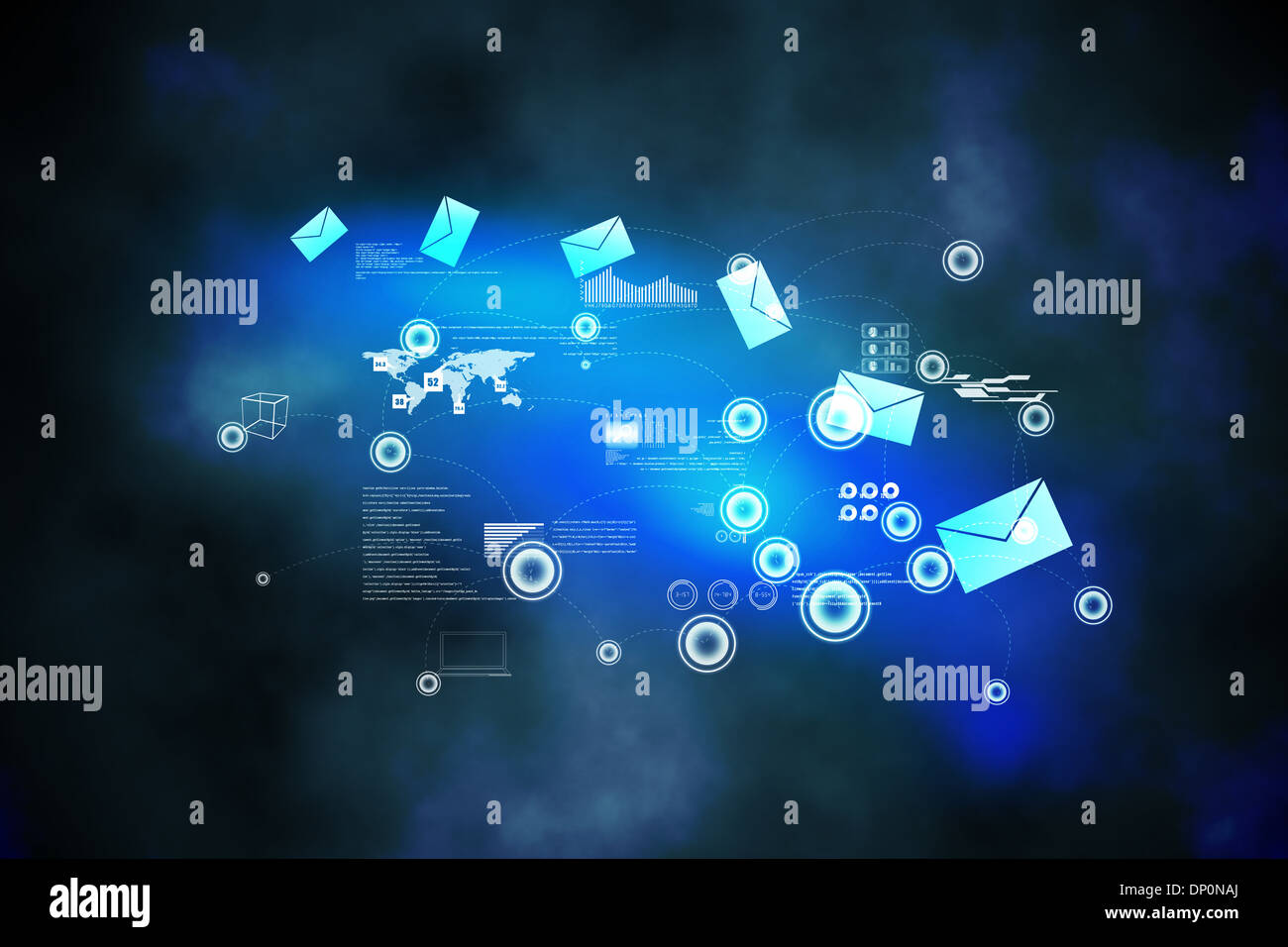 Global connection background Stock Photo - Alamy