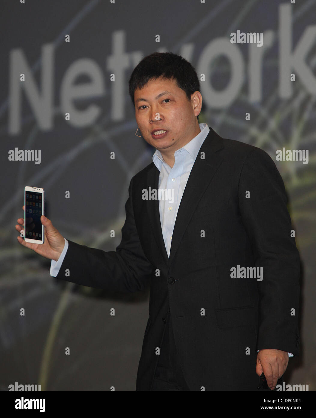 Las Vegas, Nevada, USA. 6th Jan, 2014. Richard Yu, CEO of Huawei ...