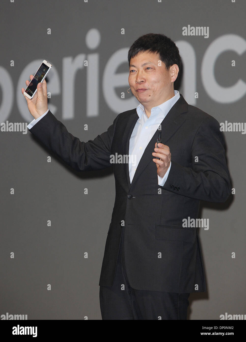 Las Vegas, Nevada, USA. 6th Jan, 2014. Richard Yu, CEO of Huawei ...