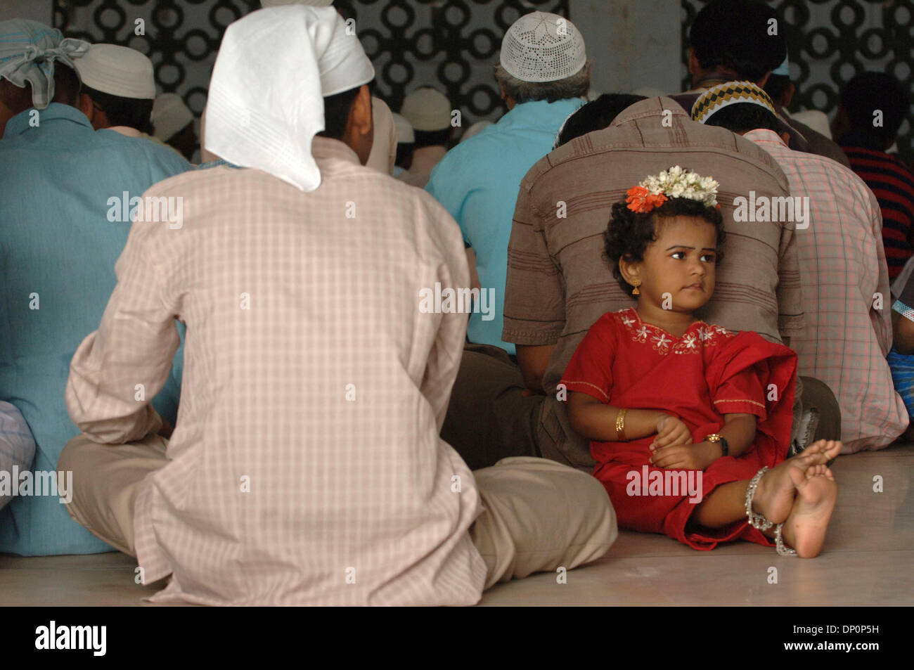 Mar 31, 2006; Chennai, Tamil Nadu, INDIA; Young muslim girl at the ...