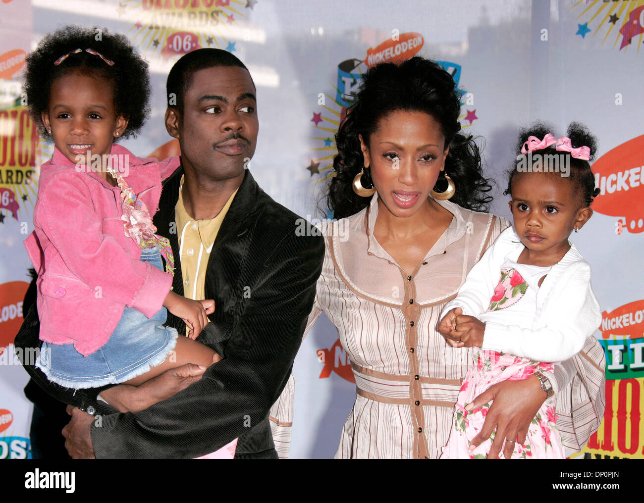 Apr 1, 2006; Westwood, California, USA; actor CHRIS ROCK & FAMILY at ...