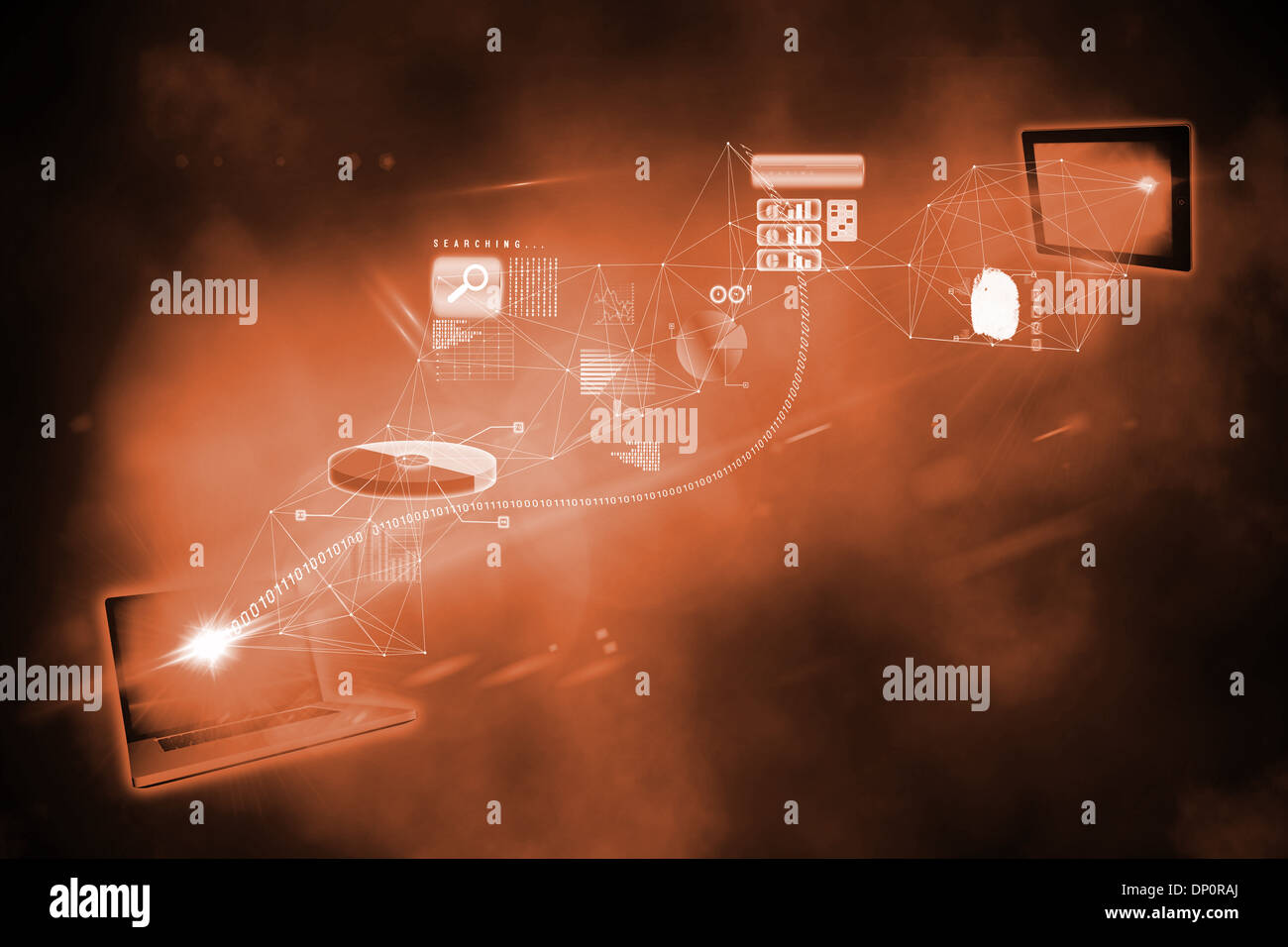 File transfer background Stock Photo - Alamy