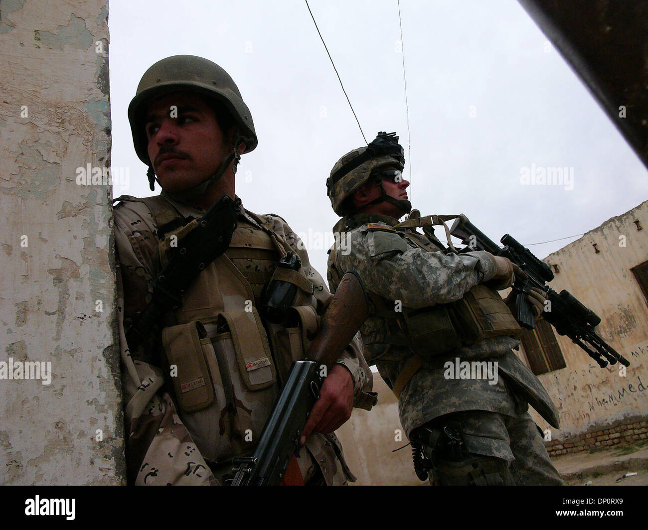 Apr 01, 2006; Bayji, Saluhidin, IRAQ; A junedi from 1st Co, 4th of the ...