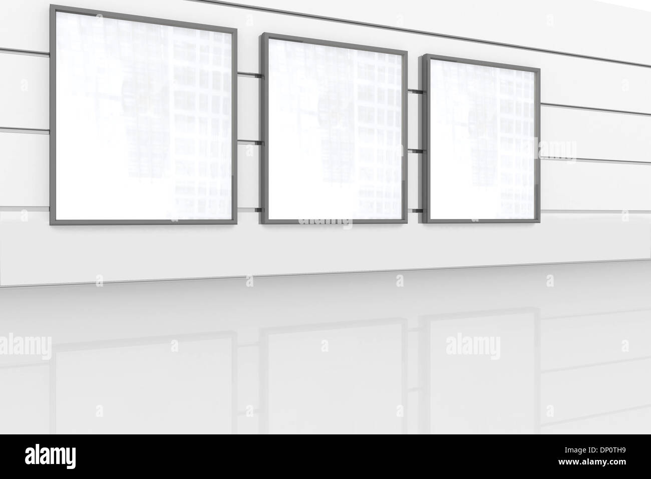 Display in white room Stock Photo - Alamy