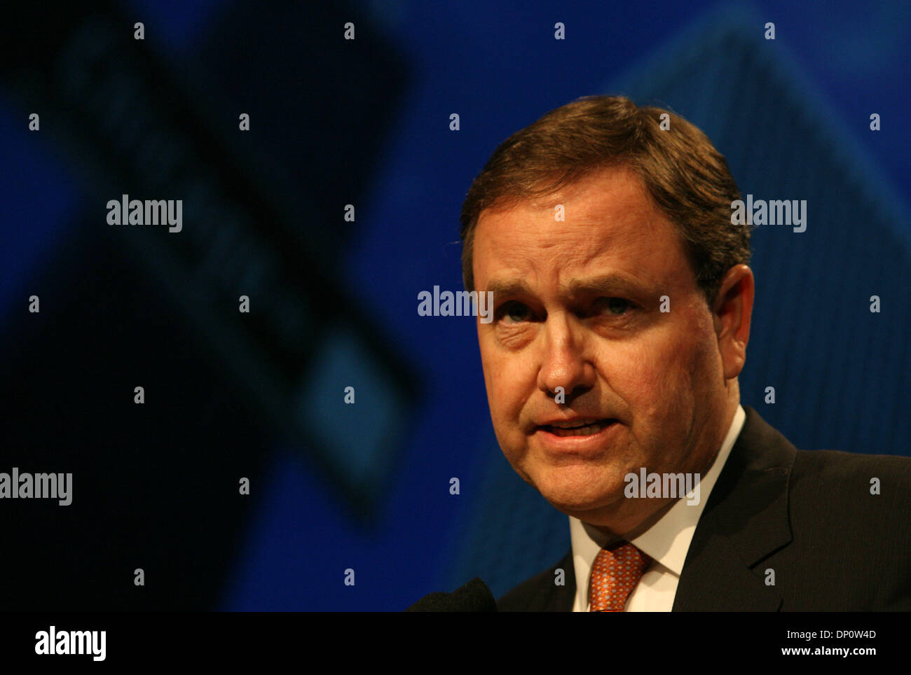 Apr 04, 2006; Chicago, IL, USA; H. LEE SCOTT, CEO of Wal-Mart, speaks ...